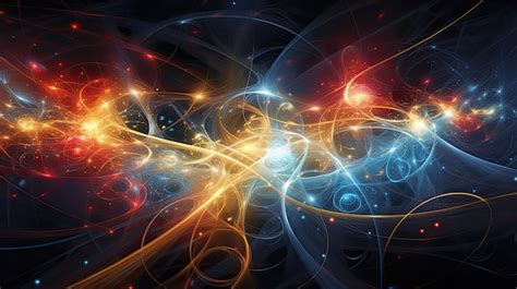 premium ai image quantum states entangled across space and time