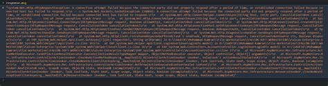 C HttpClient Get Call Using Asp Net Core Connection Attempt Failed Stack Overflow