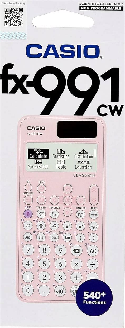 Casio Classwiz Standard Scientific Calculators Fx 991cw Pk W Dt Buy