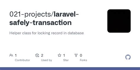 github 021 projects laravel safely transaction helper class for