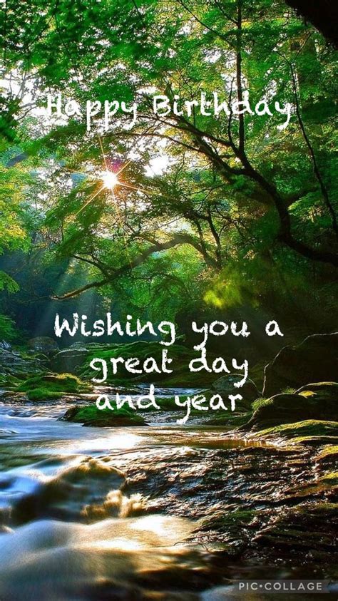 Happy Birthday Wishing You A Great Day Happy Birthday Nature Lover