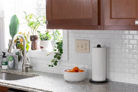 Peel And Stick Subway Tile Kitchen Backsplash Things In The Kitchen