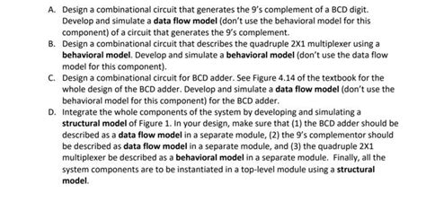 Solved Please Solve This Digital Project With Verilog Hdl