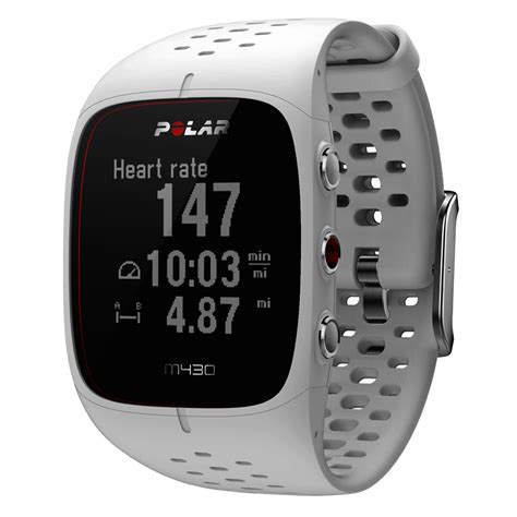 Polar M430 GPS Running Watch - White | The Running Outlet