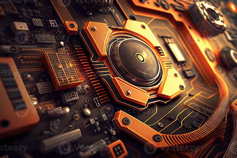 Technology Background Blue Glow Light Abstract Digital Graphic Design Wallpaper CPU Or GPU