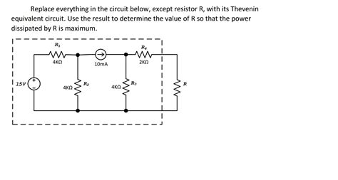 solved replace everything in the circuit below except