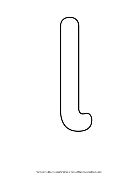 Bubble Letter L 19 Free Printable Styles