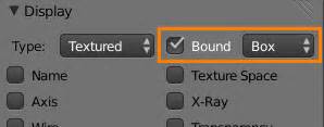 interface - Display bounding box around objects - Blender Stack Exchange