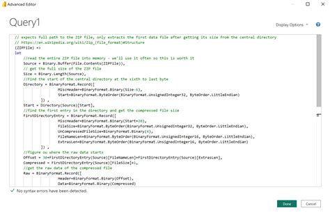 solved zipped file how to unzip in power query more ex microsoft fabric community