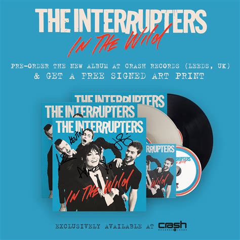 Interrupters The In The Wild Signed Print Crash Records