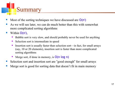 Simple Sorting Algorithms Ppt