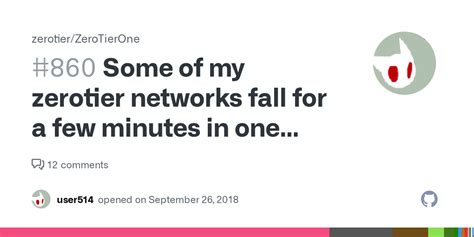 Some Of My Zerotier Networks Fall For A Few Minutes In One Particular Device And Get Back Online