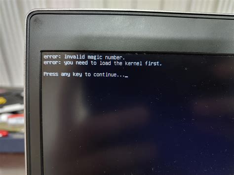Booting From The Most Recent AMD INTEL ISO Results In This Error Anyone Know What S Going On