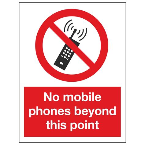 No Mobile Phones Sign Printable