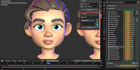 FaceFlex Blendshapes Generator For ARKit Wonder Studio Blender Market