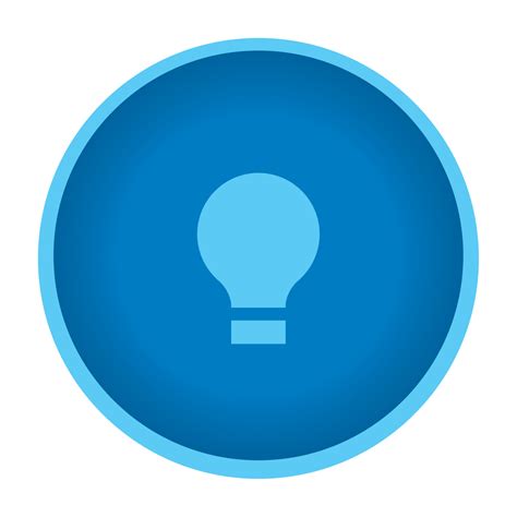 Bulb Light Energy Button Vector Art At Vecteezy