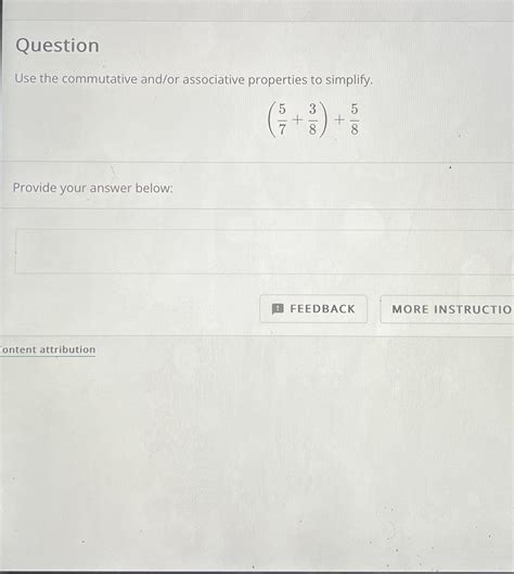 solved questionuse the commutative and or associative
