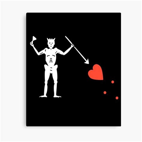 Blackbeard Flag Tshirt Blackbeard Pirate Shirt Canvas