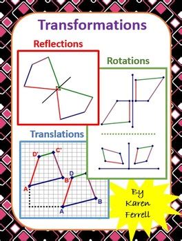 Geometry Transformations Reflections Rotations Translations Microsoft Excel