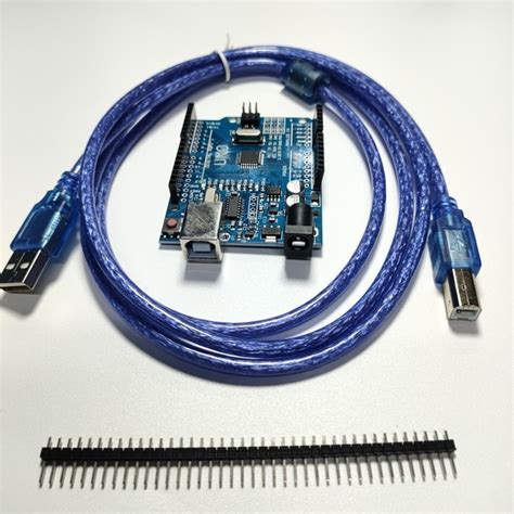 【未使用】☆新品 arduino uno互換 1 5m usbケーブルセット ch340 atmega328p マイコン cpu mpu 電子