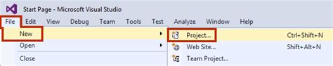 PART Start A New ASP NET Web Application NET Framework Project