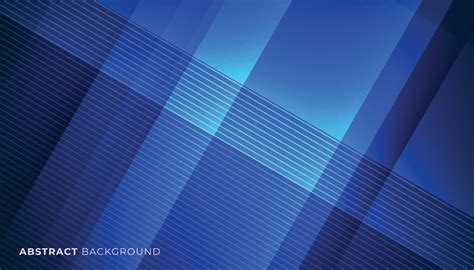 Abstract Dark Blue Modern Background With Overlay Layer Stripes Lines With Blue Light Speed