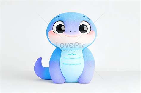 파란색과 보라색 그라데이션 귀여운 뱀 장난감 일러스트 무료 다운로드 Lovepik