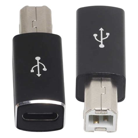 【楽天市場】usb Type B To Type C 変換アダプタ Usb変換コネクタ Bタイププラグ Cタイプソケット Usb Typeb 2 0 オス Usb Typec
