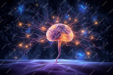 premium ai image neurological brain visualization exploring the field