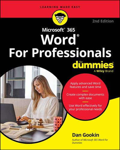 Chapter 3 Terrific Tables Microsoft 365 Word For Professionals For Dummies 2nd Edition [book]