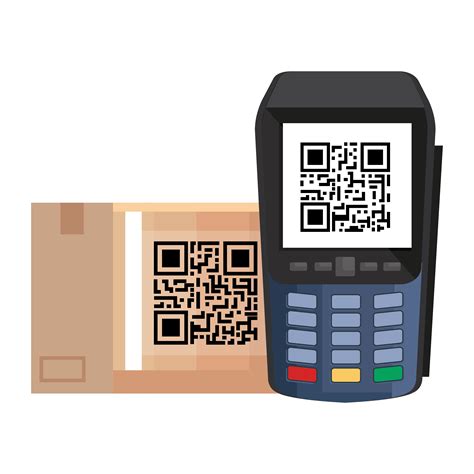 Qr Code Inside Dataphone Vector Design Vector Art At Vecteezy