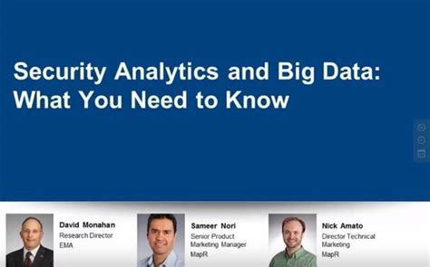 Watch What You Need To Know About Big Data Security Analytics