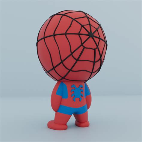 Archivo Obj El Pequeño Spiderman Tom Holland・objeto Imprimible En 3d