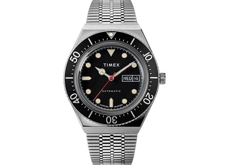 Timexs 1970s Inspired M79 Automatic Watch Is A Black Bezeled Beauty Maxim