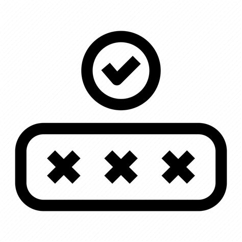 Cyber Security Correct Password Check Icon Download On Iconfinder