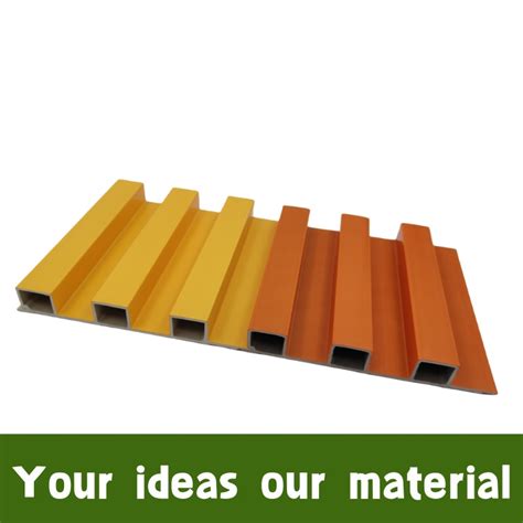 Durable ASA Panel WPC Composite Cladding For Exterior Use WPC Wall Cladding And WPC Wall Panel