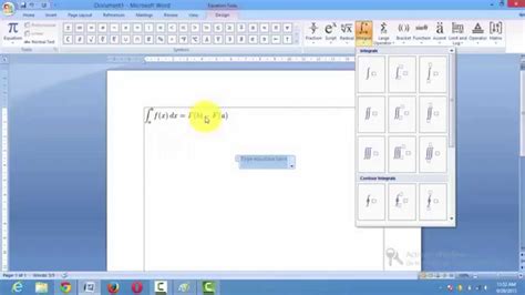 Tutorial Microsoft Word Integral YouTube