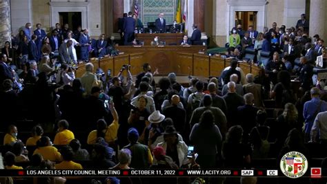 Los Angeles City Council Meets For 1st Time Following Leaked Audio Of