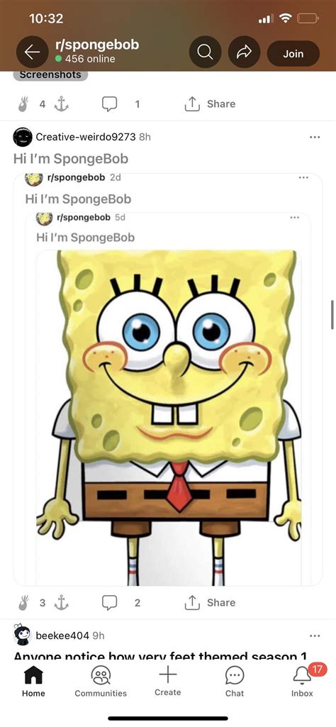 Hi Im Spongebob Rspongebob