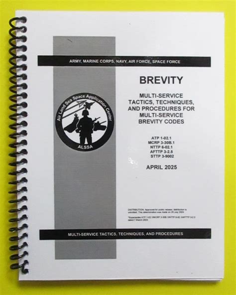 Atp 1 021 Brevity Codes 2025 Big Size My Army Publications Atp 1 021 Brevity Codes 2025 Big Size My Army Publications