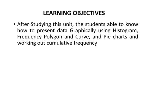 Graphical Representation 6 Ppt