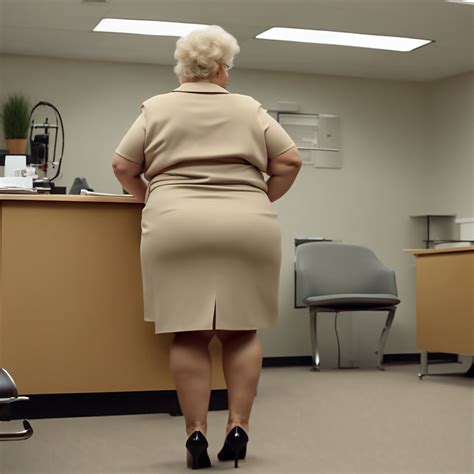 Big Juicy Granny Ass In Very Short Beige Miniskirt By Cleverjoe On
