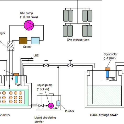 System Diagram Of Liquid Xenon Detector Download Scientific Diagram