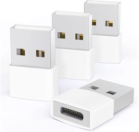 Amazon Com Syntech USB To USB C Adapter 4 Pack Type C Female To USB Male Converter Power