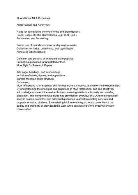 PPT Understanding MLA Referencing A Comprehensive Guide PowerPoint Presentation ID 12325223