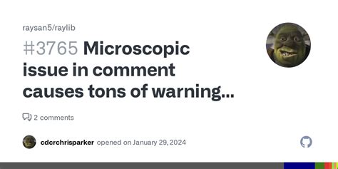 microscopic issue in comment causes tons of warnings when auto
