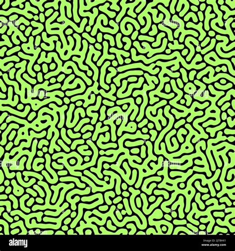 Vector Seamless Pattern Abstract Organic Stylish Texture With Smooth Natural Maze Repeating