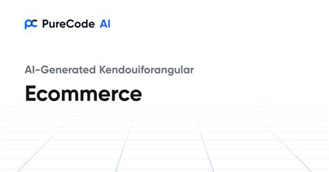 Create Great Kendo Ui Angular E Commerce Ui Designs With Ai