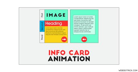 Css Info Card Animation With Splitting Js Animated Card Interaction