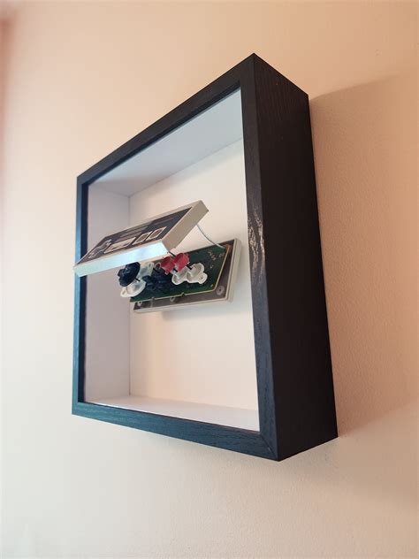 Exploded View Nintendo NES Controller With Frame Disassemble Art Controller Frame Wall Art